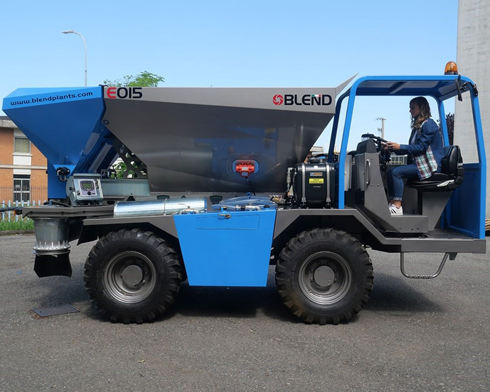 Mobile Concrete Batching Plant on a 4X4 Vehicle
