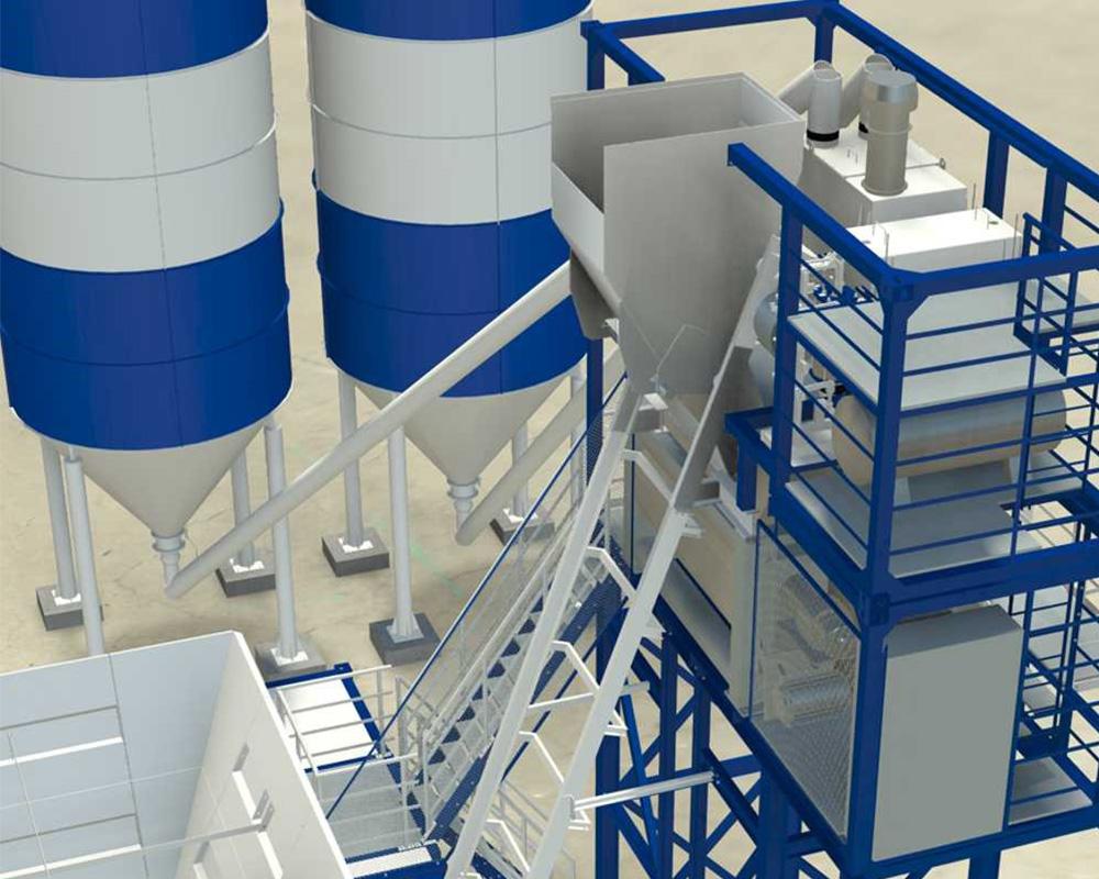 Containerized Type Concrete Batching Plants